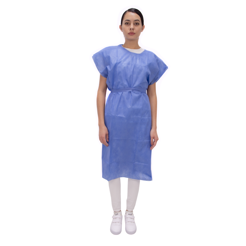 Bata Paciente Azul Desechable Paquete C/10 Piezas SMS ESTERITAM – Coinmed