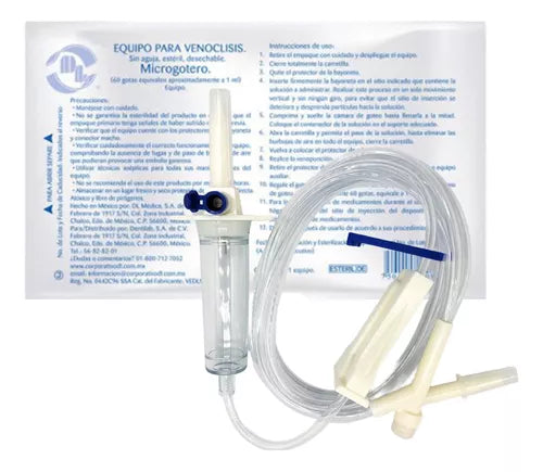 Equipo Para Venoclisis Normogotero/Microgotero DL – Coinmed