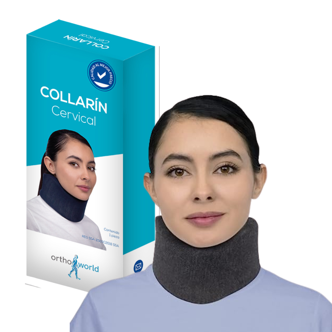 Collarín Cervical Blando Ortopédico Ajustable CH M G – Coinmed