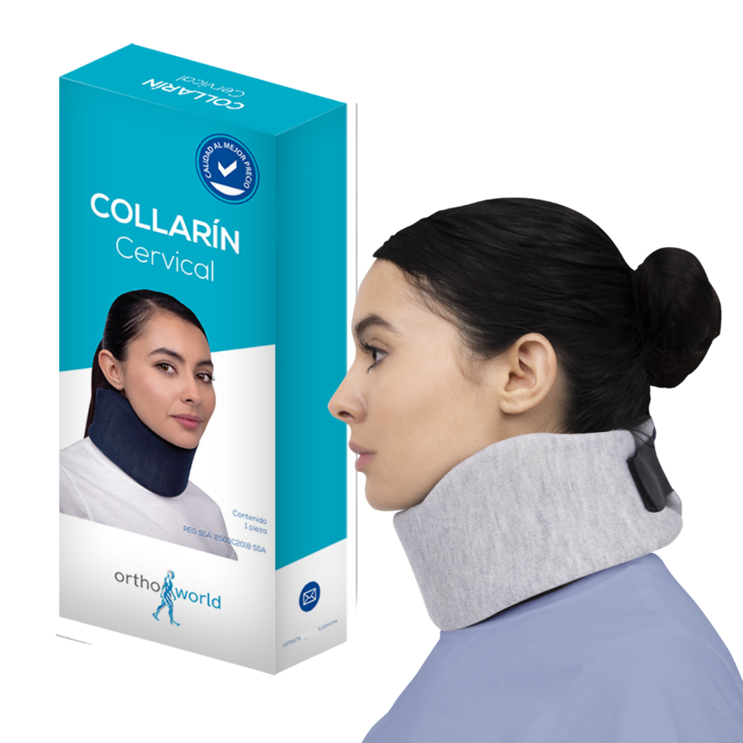 Collarín Cervical Blando Ortopédico Ajustable CH M G – Coinmed