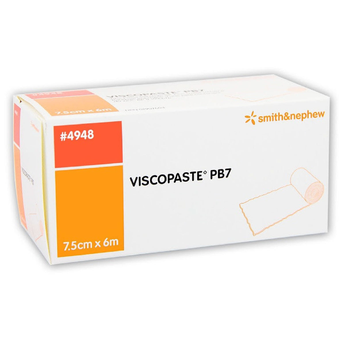 VISCOPASTE PB7 Vendaje de pasta de Óxido de Zinc 7.5cm x 6cm Smith & N ...