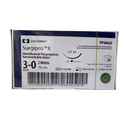 Surgipro II PP44630 Non-Absorbable Synthetic Monofilar Polypropylene S ...